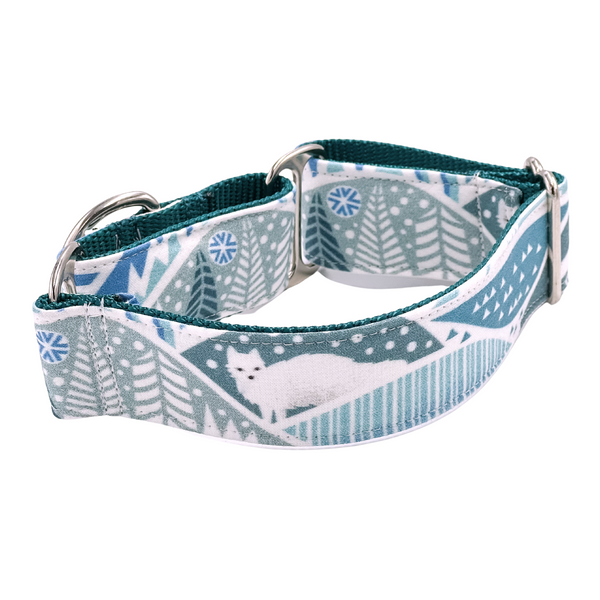 Arctic Fox Snow Winter Dog Collar